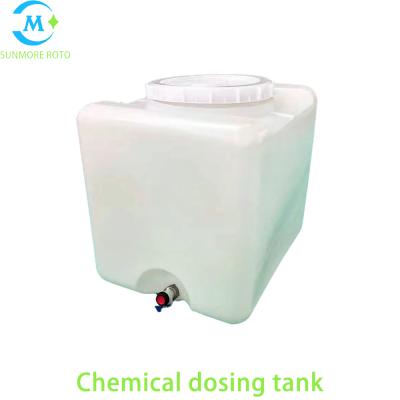 China 250L LLDPE Chemical Process Tanks Rectangular For Continuous PAC PAM Supply for sale
