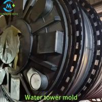 China Reinforced Structural Aluminum Rotational Molds For Large Capacity Plastic Round Tub Production for sale
