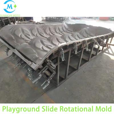 China Wave Playground Slide Rotomolding Mold 3m–8m Length For Kids Outdoor Play Systems for sale