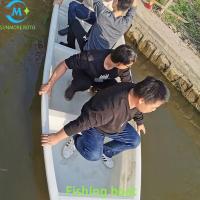 China Heavy Duty 5m Fishing Boat LLDPE / HDPE Reinforced Hull Rotomolded Boat for sale