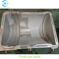 China Heavy Duty Steel Rotomoulding Dustbin Mould for Outdoor HDPE Garbage Bin for sale