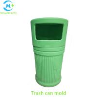 China Heavy Duty Steel Rotomoulding Dustbin Mould for Outdoor HDPE Garbage Bin for sale