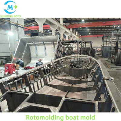 China SUNMORE Source Factory Custom Rotomolding Boat Mold for HDPE Plastic Fishing Boat for sale
