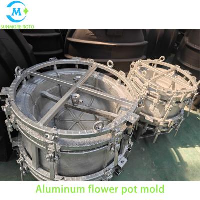 China OEM ODM Rotomoulding Aluminum Mould for Plastic Flower Pot & Outdoor Garden Planter for sale