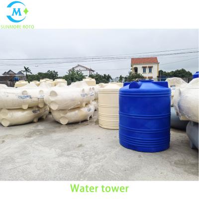 China SUNMORE Custom Rotomolding Steel Mould for HDPE Vertical Water Tower & Large Capacity Water Storage Tank for sale
