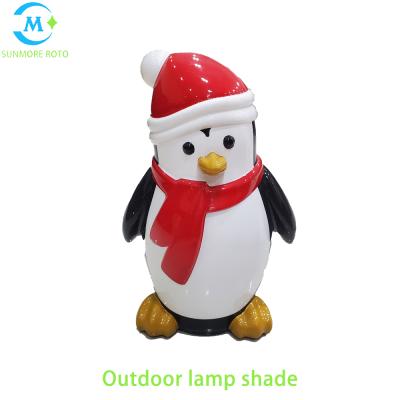 China OEM ODM Rotomoulding Mold for Plastic Penguin Outdoor Lamp Shade & Holiday Light Cover for sale