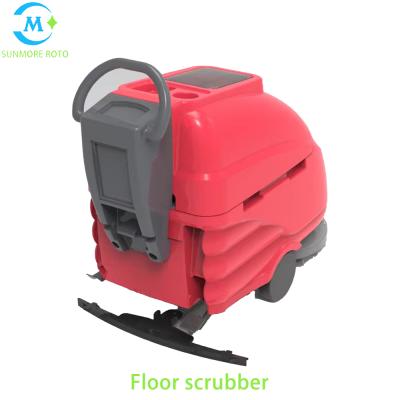 China OEM ODM Rotomolded HDPE Walk-Behind Floor Scrubber Housing Mold & Industrial Floor Cleaner for sale
