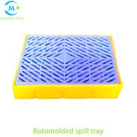 China Custom Rotomolded HDPE Secondary Containment Spill Tray for Drum & IBC Tote Storage for sale