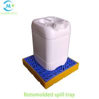 China Custom Rotomolded HDPE Secondary Containment Spill Tray for Drum & IBC Tote Storage for sale