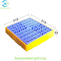 China Custom Rotomolded HDPE Secondary Containment Spill Tray for Drum & IBC Tote Storage for sale