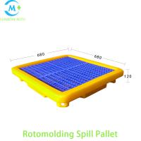 China SUNMORE OEM ODM Rotomolded HDPE 32L Spill Containment Pallet Mold for 4 Drums for sale