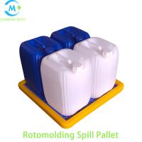 China SUNMORE OEM ODM Rotomolded HDPE 32L Spill Containment Pallet Mold for 4 Drums for sale