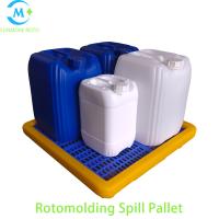 China SUNMORE OEM ODM Rotomolded HDPE 32L Spill Containment Pallet Mold for 4 Drums for sale