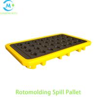 China High-Capacity Rotomolded HDPE 83L Spill Containment Pallet Mold with Cross Leakage Design for sale