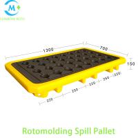 China High-Capacity Rotomolded HDPE 83L Spill Containment Pallet Mold with Cross Leakage Design for sale