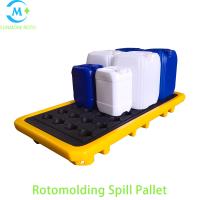 China High-Capacity Rotomolded HDPE 83L Spill Containment Pallet Mold with Cross Leakage Design for sale