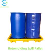 China High-Capacity Rotomolded HDPE 83L Spill Containment Pallet Mold with Cross Leakage Design for sale