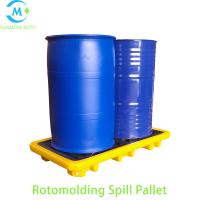 China High-Capacity Rotomolded HDPE 83L Spill Containment Pallet Mold with Cross Leakage Design for sale