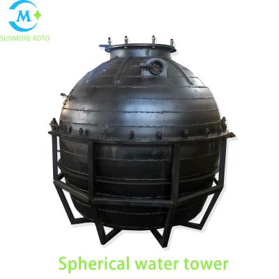 China SUNMORE OEM ODM Rotomolded Spherical Water Tower Mold for HDPE Plastic Water Tank for sale