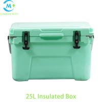 China SUNMORE 25L Mint Green Rotomolded Insulated Cooler Box for Outdoor & Catering Use for sale