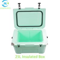 China SUNMORE 25L Mint Green Rotomolded Insulated Cooler Box for Outdoor & Catering Use for sale