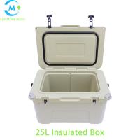 China Custom 25L Stone Gray HDPE Cooler Box for Commercial Catering & Outdoor Storage for sale