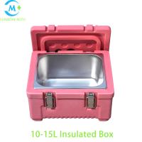 China SUNMORE 10-15L Pink Rotomolded Insulated Food Pan Carrier for Catering & Buffet for sale