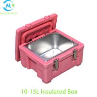 China SUNMORE 10-15L Pink Rotomolded Insulated Food Pan Carrier for Catering & Buffet for sale