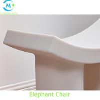 China SUNMORE Modern Minimalist White Rotomolded Elephant Chair Stool for Living Room for sale