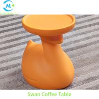 China SUNMORE Rotomolded Cartoon Swan Shaped Accent Side Table for Living Room Decor for sale