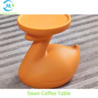 China SUNMORE Rotomolded Cartoon Swan Shaped Accent Side Table for Living Room Decor for sale