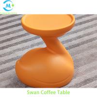 China SUNMORE Rotomolded Cartoon Swan Shaped Accent Side Table for Living Room Decor for sale
