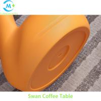China SUNMORE Rotomolded Cartoon Swan Shaped Accent Side Table for Living Room Decor for sale