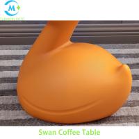 China SUNMORE Rotomolded Cartoon Swan Shaped Accent Side Table for Living Room Decor for sale