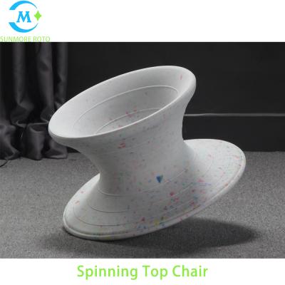 China OEM Custom Rotational Molding Spinning Top Balance Chair, Indoor Outdoor Playground Sensory Training Stool for sale