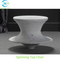 China OEM Custom Rotational Molding Spinning Top Balance Chair, Indoor Outdoor Playground Sensory Training Stool for sale