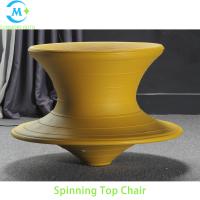 China OEM Custom Rotational Molding Spinning Top Balance Chair, Indoor Outdoor Playground Sensory Training Stool for sale