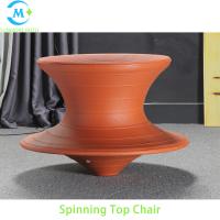 China OEM Custom Rotational Molding Spinning Top Balance Chair, Indoor Outdoor Playground Sensory Training Stool for sale