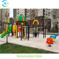 China SUNMORE Custom Rotomolded Kids Play Slide, Outdoor Combined Playground Equipment for Kindergarten & Park for sale