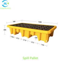China SUNMORE Rotomolded Plastic Spill Containment Pallet, Leakproof Drum Spill Pallet for Chemical Industry Storage for sale