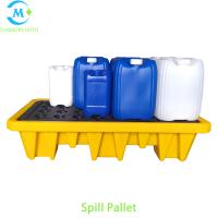 China SUNMORE Rotomolded Plastic Spill Containment Pallet, Leakproof Drum Spill Pallet for Chemical Industry Storage for sale