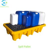 China SUNMORE Rotomolded Plastic Spill Containment Pallet, Leakproof Drum Spill Pallet for Chemical Industry Storage for sale