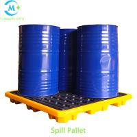 China SUNMORE Heavy Duty Rotomolded HDPE Spill Containment Pallet, quare Leakproof Tray with 4000kg Static Load for sale