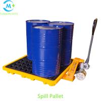 China SUNMORE Heavy Duty Rotomolded HDPE Spill Containment Pallet, quare Leakproof Tray with 4000kg Static Load for sale