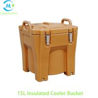 China SUNMORE 15L Rotomolded Insulated Cooler Bucket, Stainless Steel Liner Thermal Food Storage Container for Catering & Outdoor Use for sale