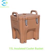China SUNMORE 15L Rotomolded Insulated Cooler Bucket, Stainless Steel Liner Thermal Food Storage Container for Catering & Outdoor Use for sale