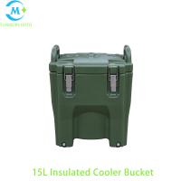 China SUNMORE 15L Rotomolded Insulated Cooler Bucket, Stainless Steel Liner Thermal Food Storage Container for Catering & Outdoor Use for sale