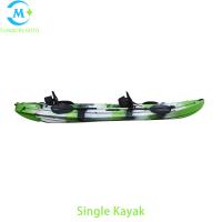 China SUNMORE Rotomolded Single Sit On Top Kayak, Camouflage HDPE One Person Fishing Kayak for Outdoor Water Sport for sale