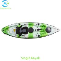 China SUNMORE Rotomolded Single Sit On Top Kayak, Camouflage HDPE One Person Fishing Kayak for Outdoor Water Sport for sale