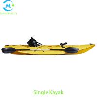 China SUNMORE Rotomolded Single Sit On Top Kayak, Camouflage HDPE One Person Fishing Kayak for Outdoor Water Sport for sale